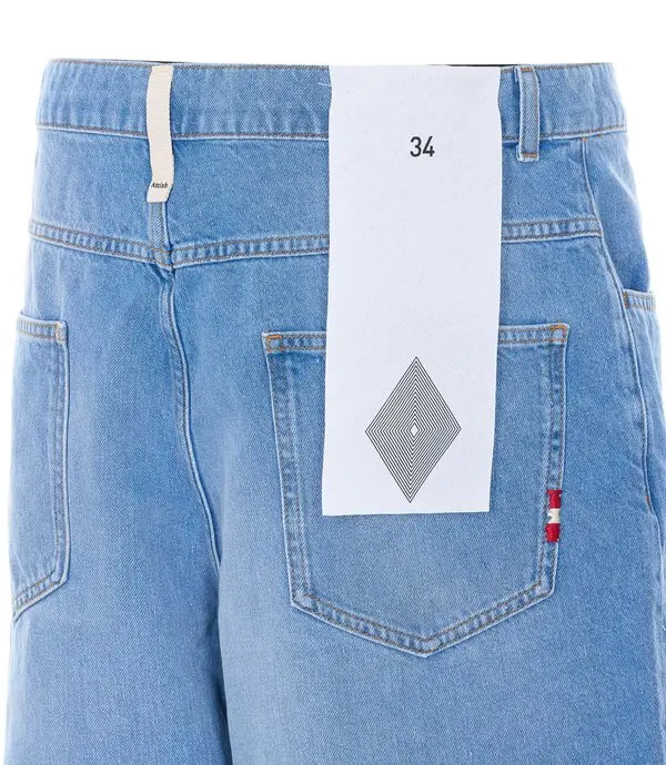 AMISH SUPPLIES Wide-leg Denim Shorts