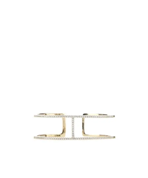 APM MONACO Embellished Double Line Cuff - Multicolor