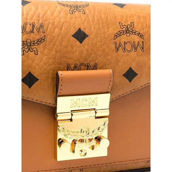 Mcm Visetos Print Messenger Bag