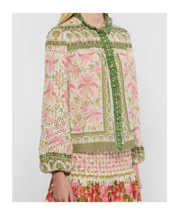 Farm Rio Palm Dream Blouse