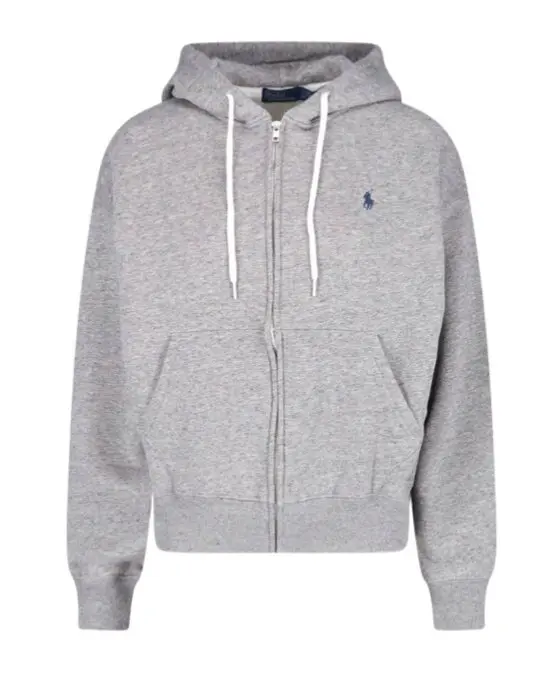 Polo Ralph Lauren Zip-up Hoodie - Grey