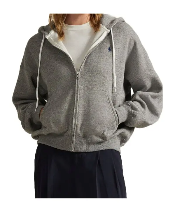 Polo Ralph Lauren Zip-up Hoodie - Grey