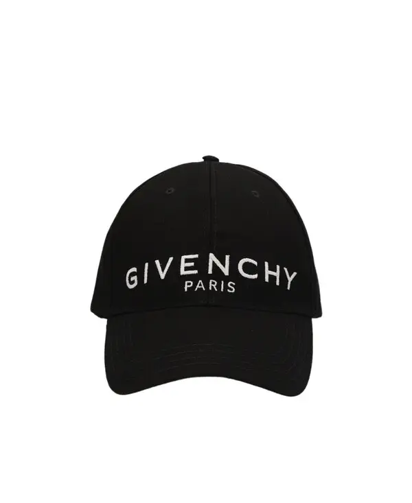 Givenchy Logo Embroidered Baseball Cap - Black