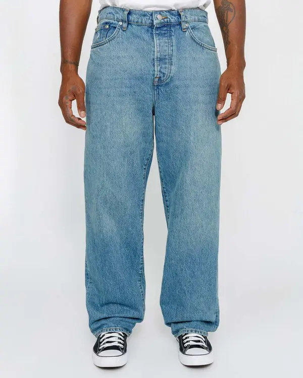 StÜssy Five-pocket Jeans - Washed Blue