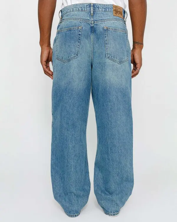 StÜssy Five-pocket Jeans - Washed Blue