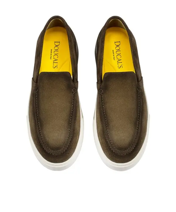 DOUCAL'S Leather Loafers - Cocoa