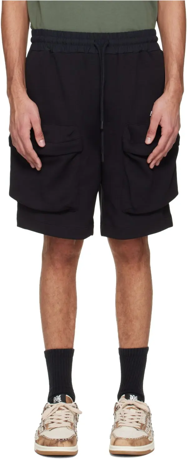 Amiri Logo Printed Cargo Track Shorts