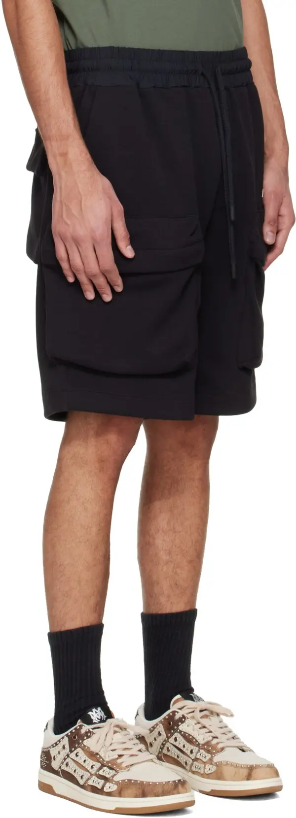 Amiri Logo Printed Cargo Track Shorts