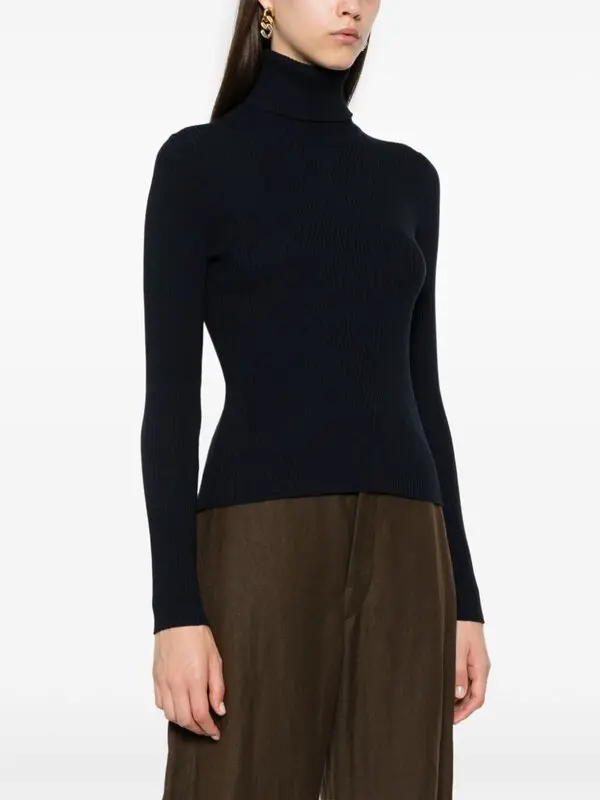 P.a.r.o.s.h Cut Out Detail Roll Neck Jumper