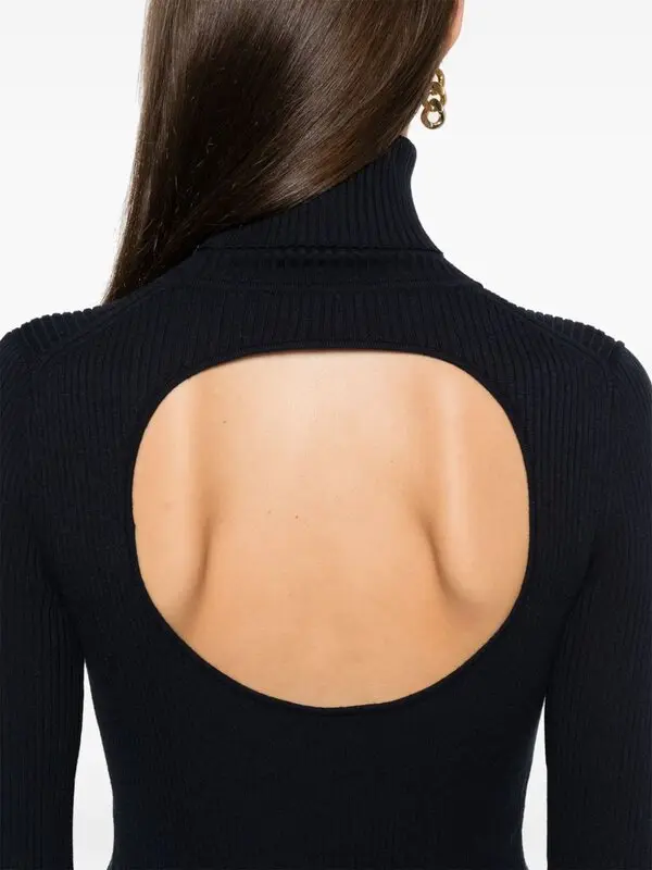 P.a.r.o.s.h Cut Out Detail Roll Neck Jumper