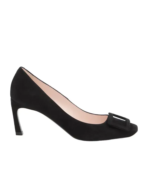 ROGER VIVIER Suede Pumps With Buckle Embellishment