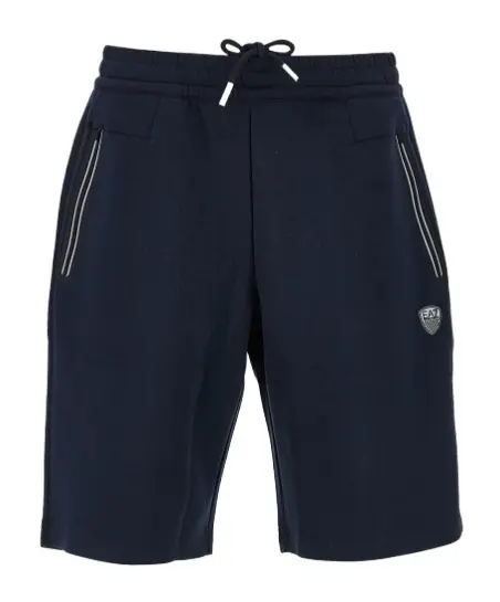 EA7 Logo Patch Drawstring Shorts
