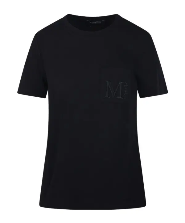 Max Mara Logo Embroidered Crewneck T-shirt