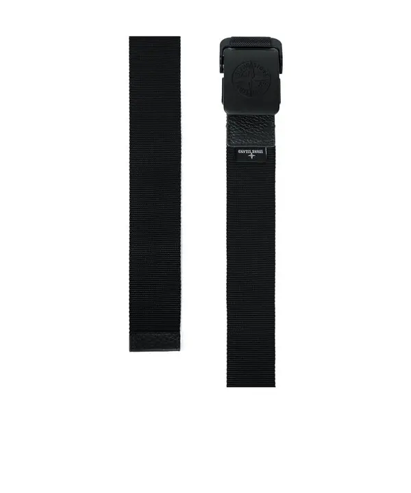 Stone Island Compass Logo Buckle Belt