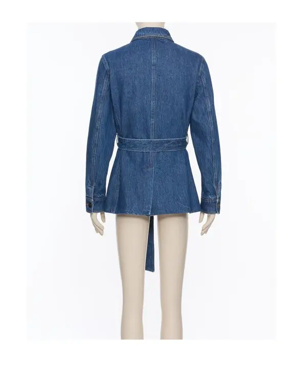 Valentino Garavani Long Sleeve Denim Jacket