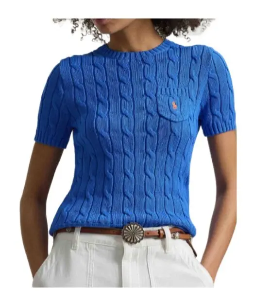 Polo Ralph Lauren Short Sleeve Crewneck Jumper With Pocket