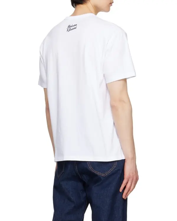 Maison Kitsuné Logo-print Cotton T-shirt
