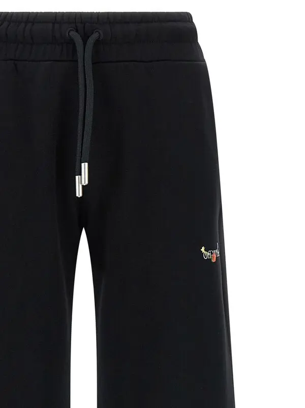 Off-White Bookish Flowers Drawstring Joggers