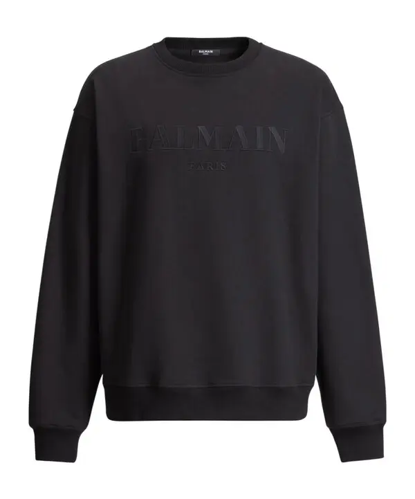 Balmain Embroidered Crewneck Sweatshirt