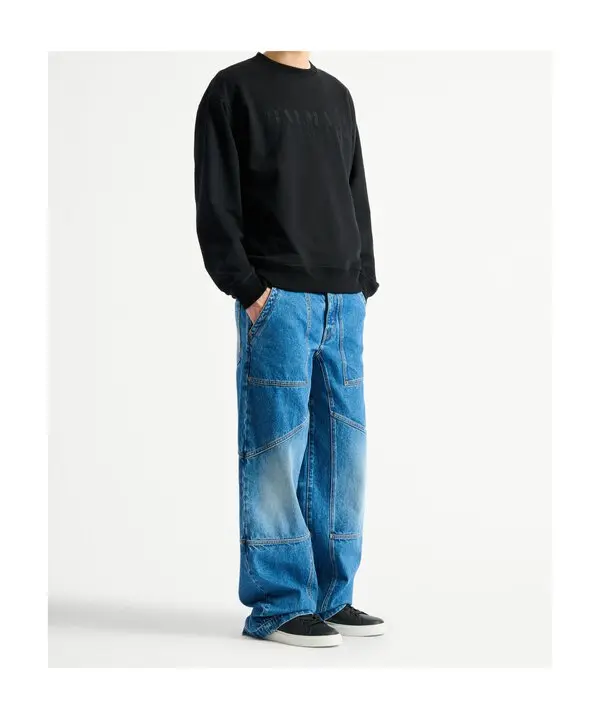 Balmain Embroidered Crewneck Sweatshirt