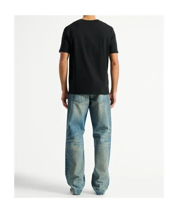 Balmain T-shirt With Paris Print - Black
