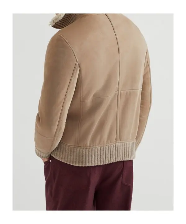 Brunello Cucinelli Zip-up Ribbed Hem Jacket - No