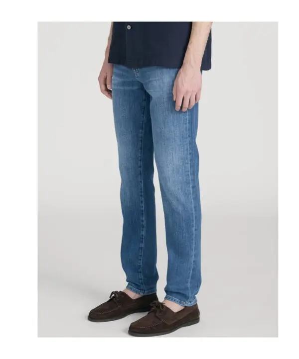FRAME L'homme Slim High-rise Jeans - Blue