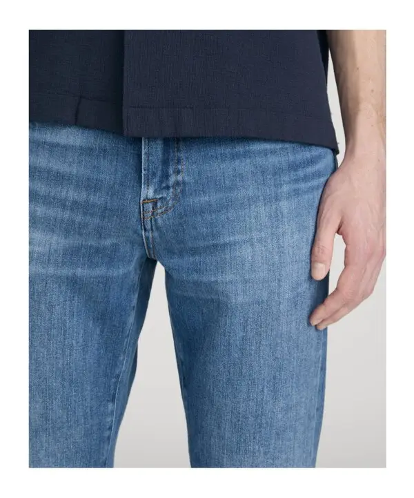 FRAME L'homme Slim High-rise Jeans - Blue