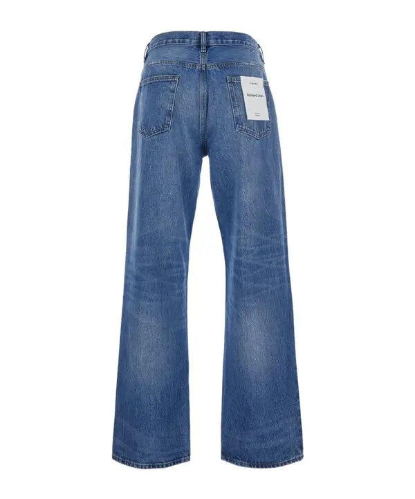 FRAME Relaxed High-waist Straight-leg Jeans