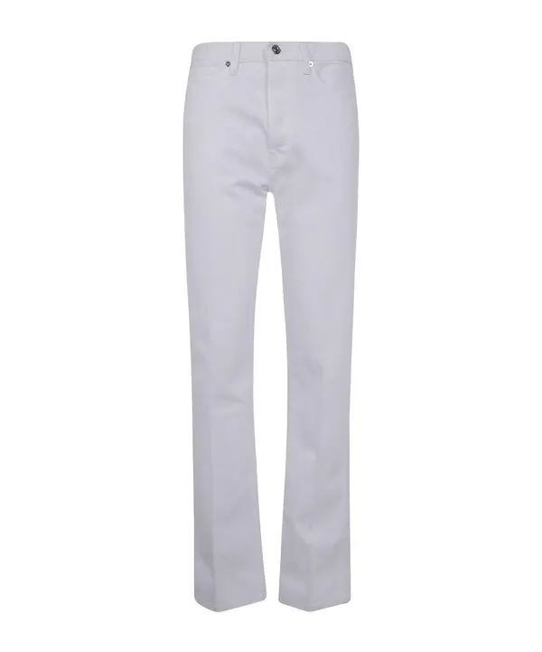 FRAME High-waisted Straight-leg Jeans