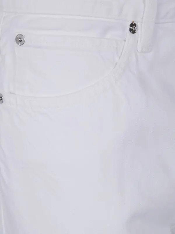 FRAME High-waisted Straight-leg Jeans