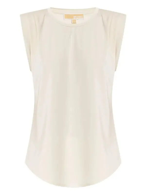 Michael Kors Padded Shoulder Top