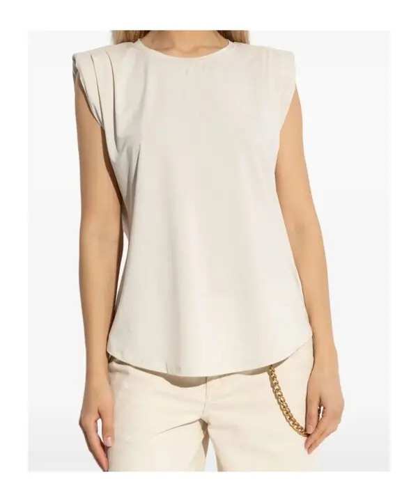Michael Kors Padded Shoulder Top