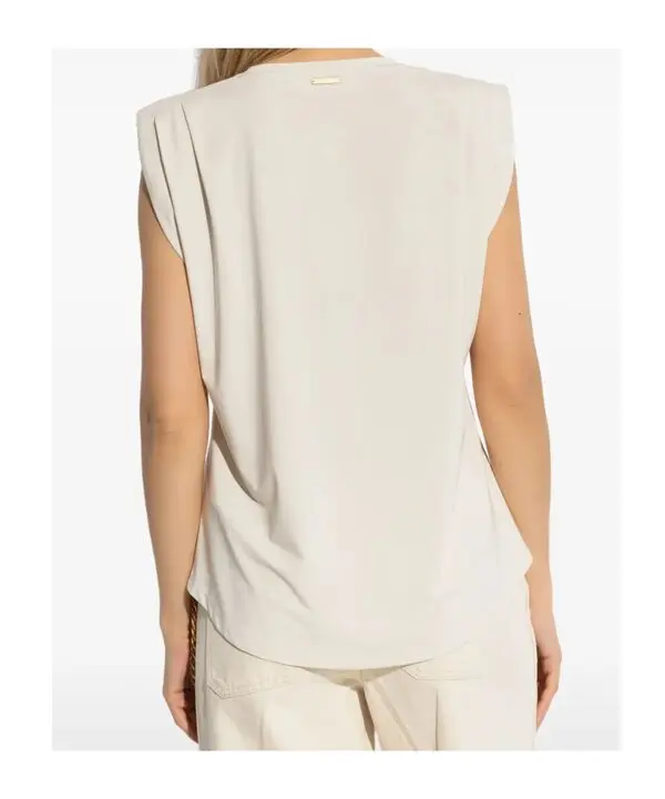 Michael Kors Padded Shoulder Top