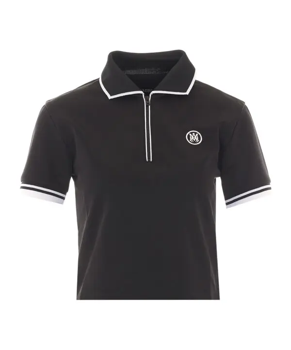 Amiri Short-sleeved Polo Shirt With Logo Detail