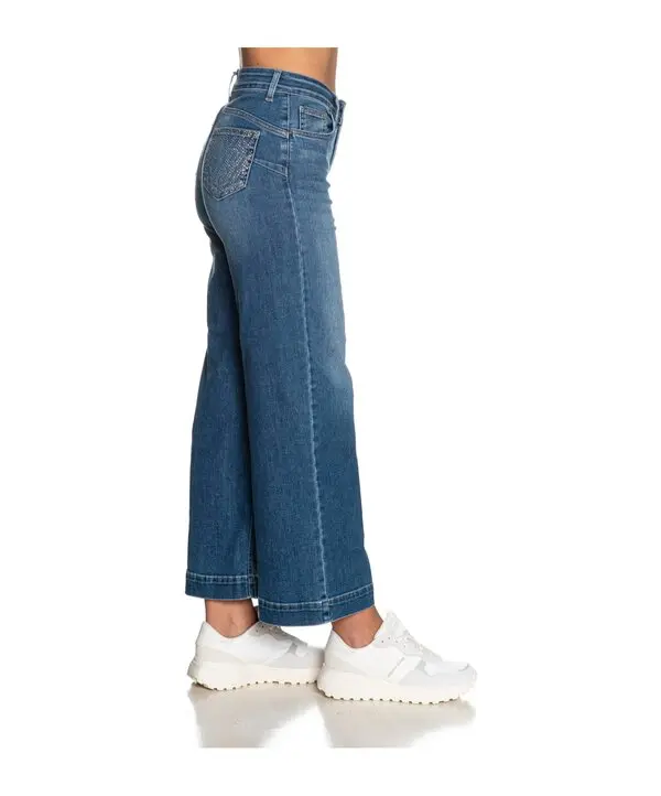 Liu Jo Flared Jeans With Rhinestone Embellishments