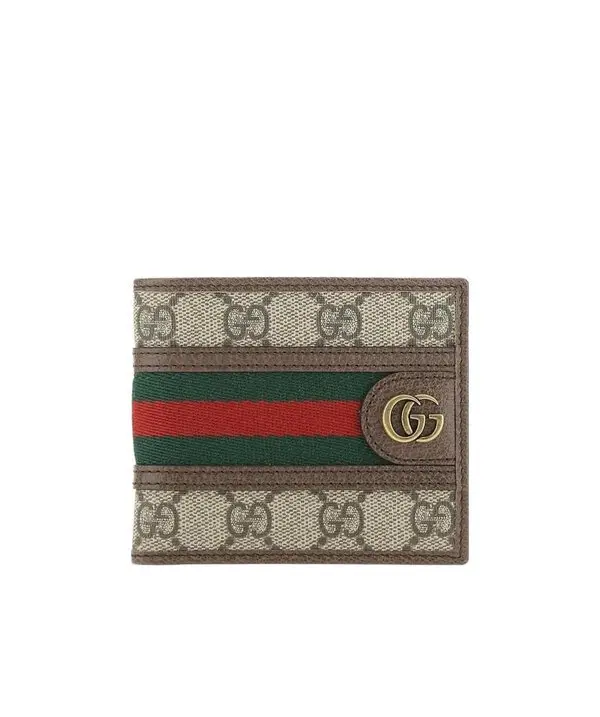 Gucci Ophidia Bifold Wallet - Beige/ebony
