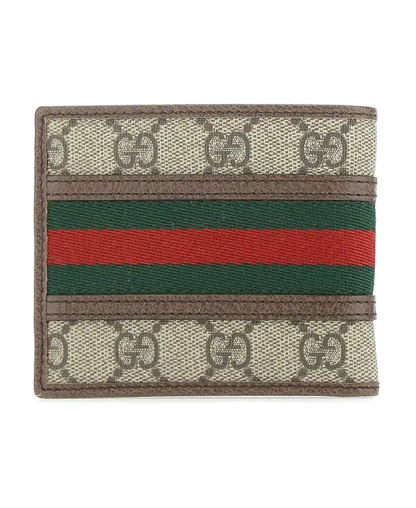 Gucci Ophidia Bifold Wallet - Beige/ebony