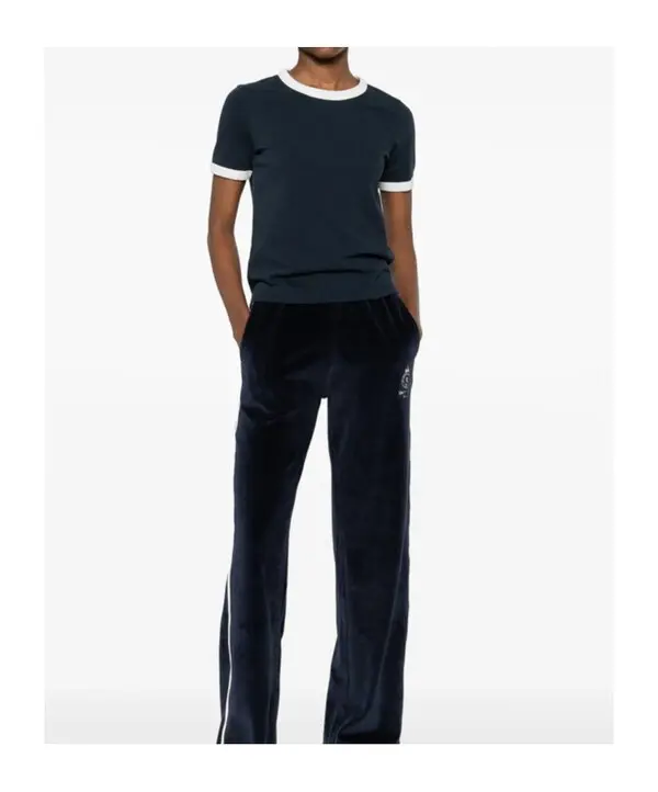 A.p.c. Crewneck Logo Embroidered T-shirt