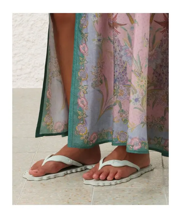 Zimmermann Seafoam Thong Sandals - Haimolv