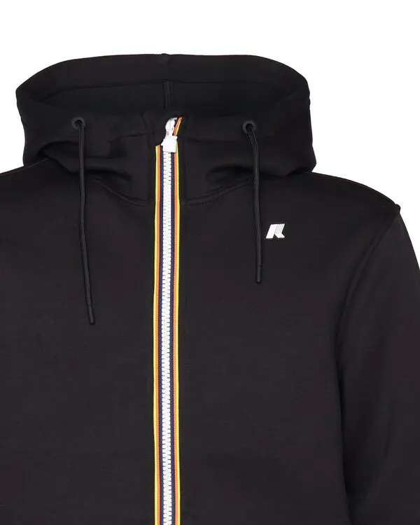 K-WAY Zip-up Hoodie Jacket With Logo