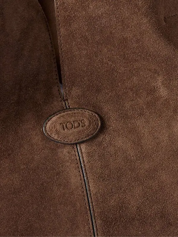 TOD'S Logo Debossed Medium Tote Bag