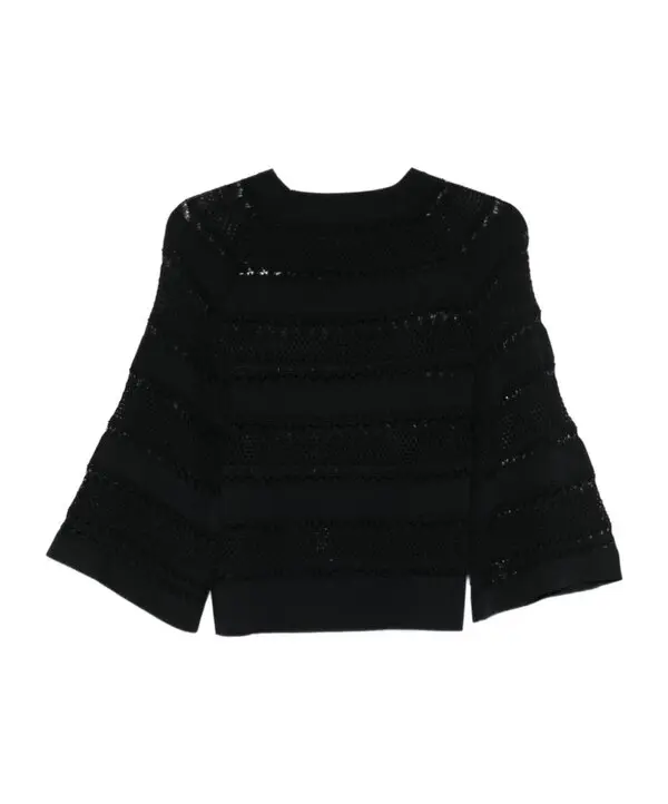 Liu Jo Long Sleeve Crewneck Jumper - Black