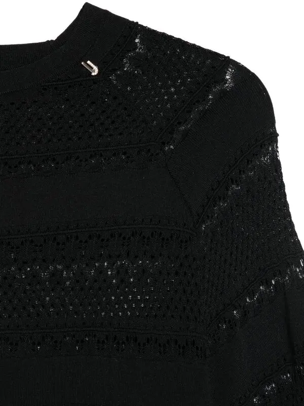Liu Jo Long Sleeve Crewneck Jumper - Black