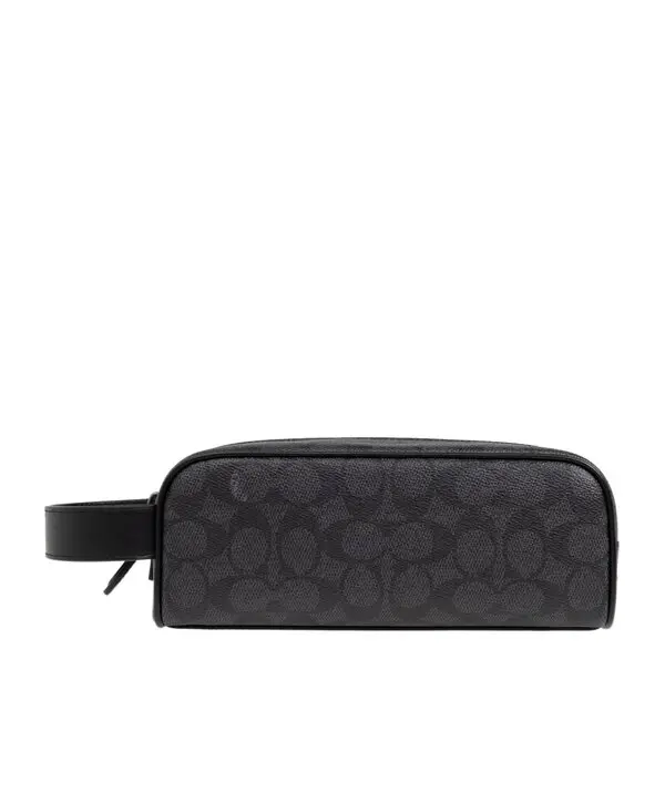 COACH Signature Canvas Travel Bag - Black