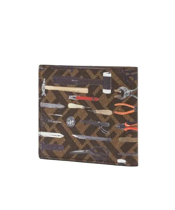 Fendi Graphic Printed Bi-fold Wallet