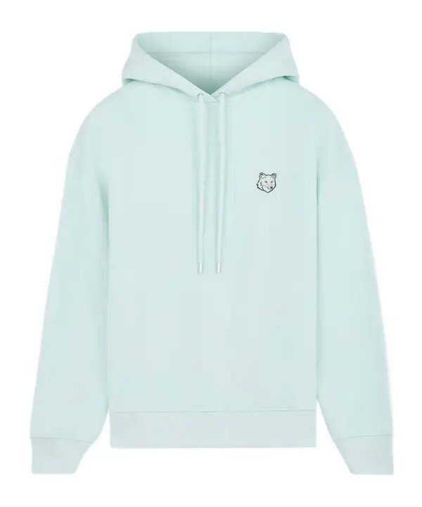 Maison Kitsuné Bold Fox Head Patch Drawstring Hoodie