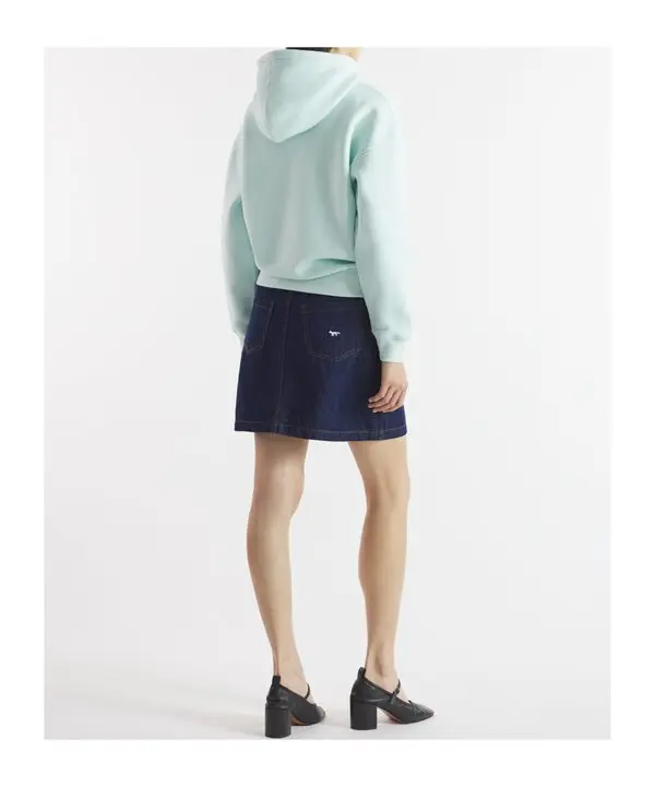 Maison Kitsuné Bold Fox Head Patch Drawstring Hoodie