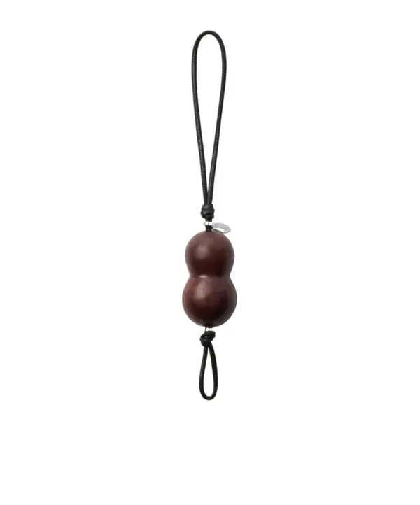 LEMAIRE Wooden Pendant Charm - Mahogany