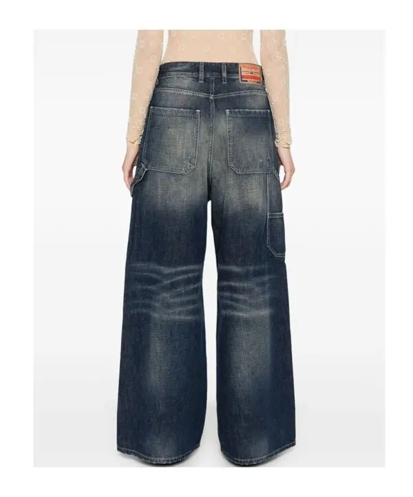 DIESEL® D-sire Wide-leg Jeans - Black